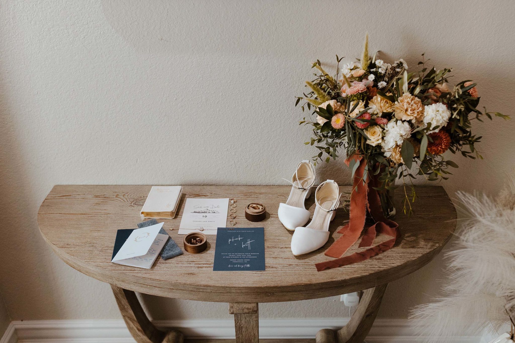 Spring Forest House Lodge Wedding || Phoebe + Brett