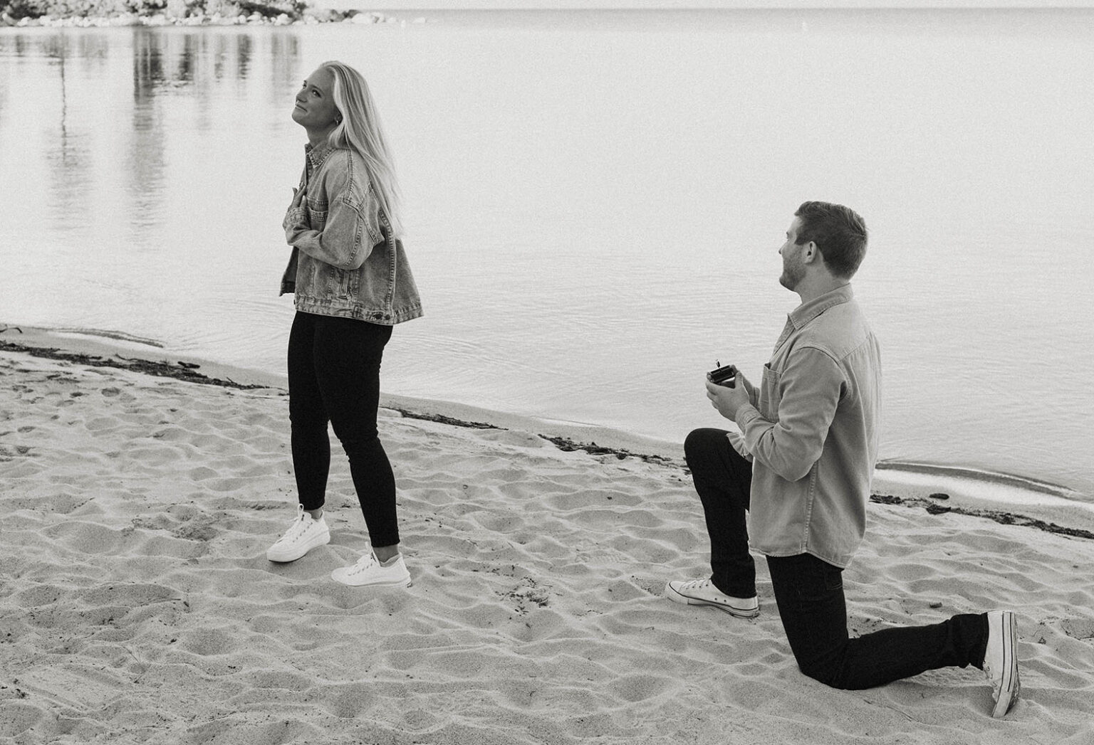 Surprise Proposal in Meeks Bay || Gabe & Emily