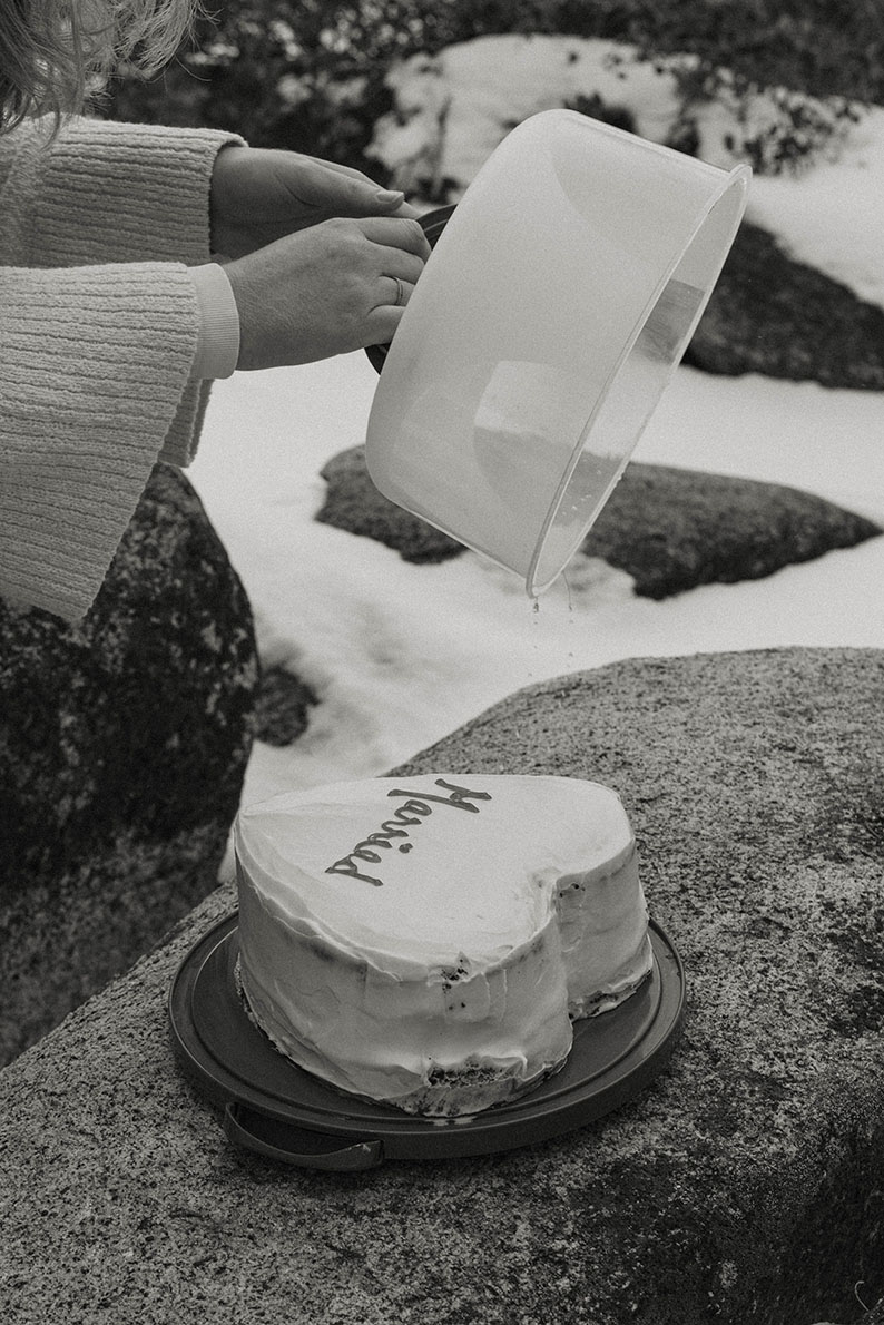 Winter Lake Tahoe Anniversary Photos || Dakota & Cole