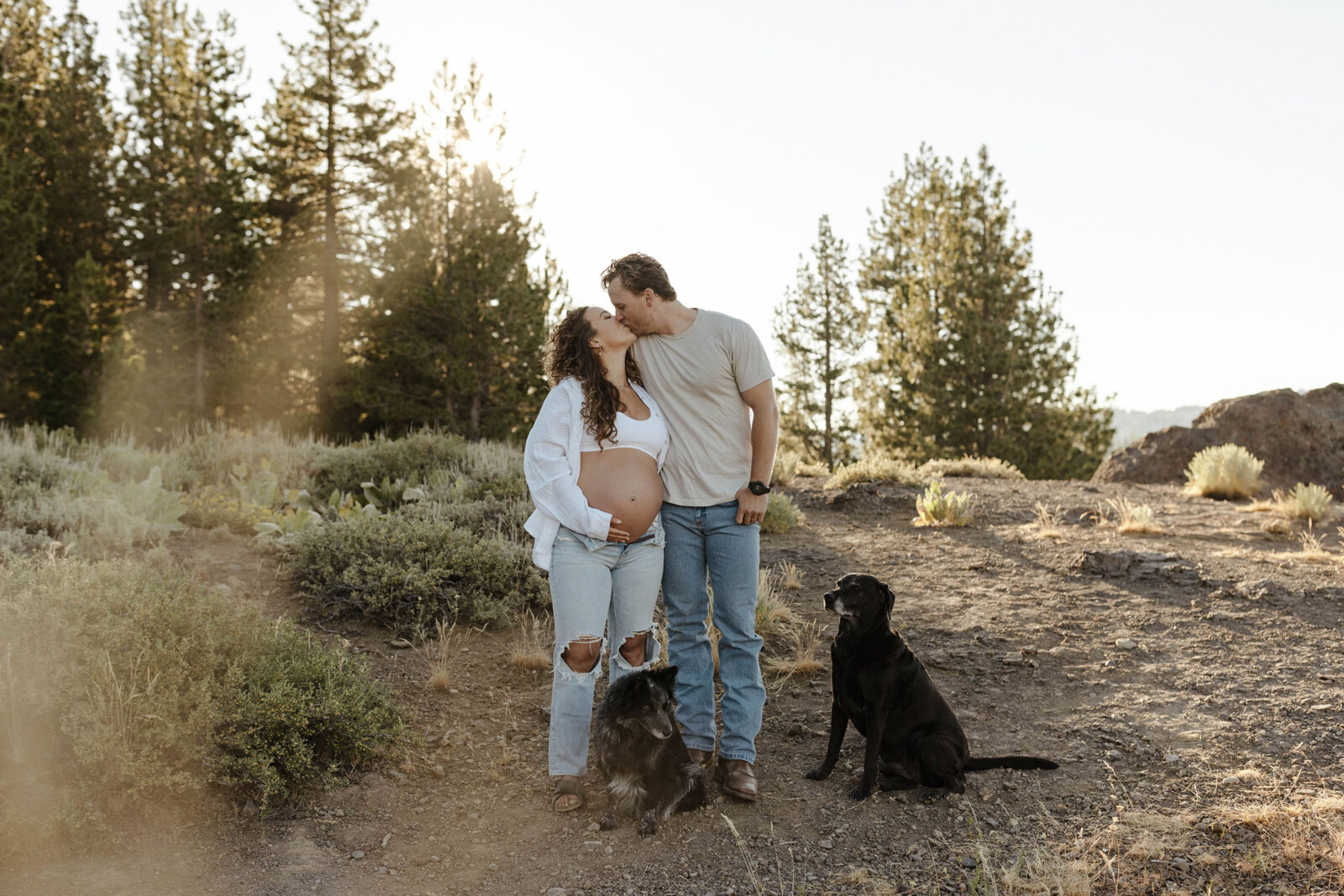 Lake Tahoe Maternity Photos || Takara & Cole