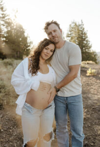 Lake Tahoe Maternity Photos || Takara & Cole