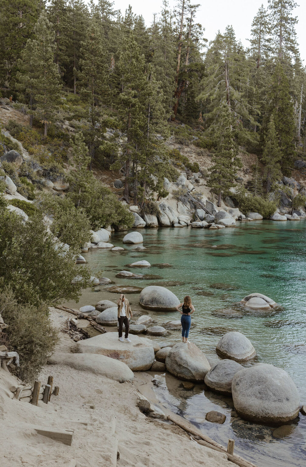 Summer Tahoe Engagement Photos || Allie & John - Bridgette Wuest - Lake Tahoe Wedding Photographer